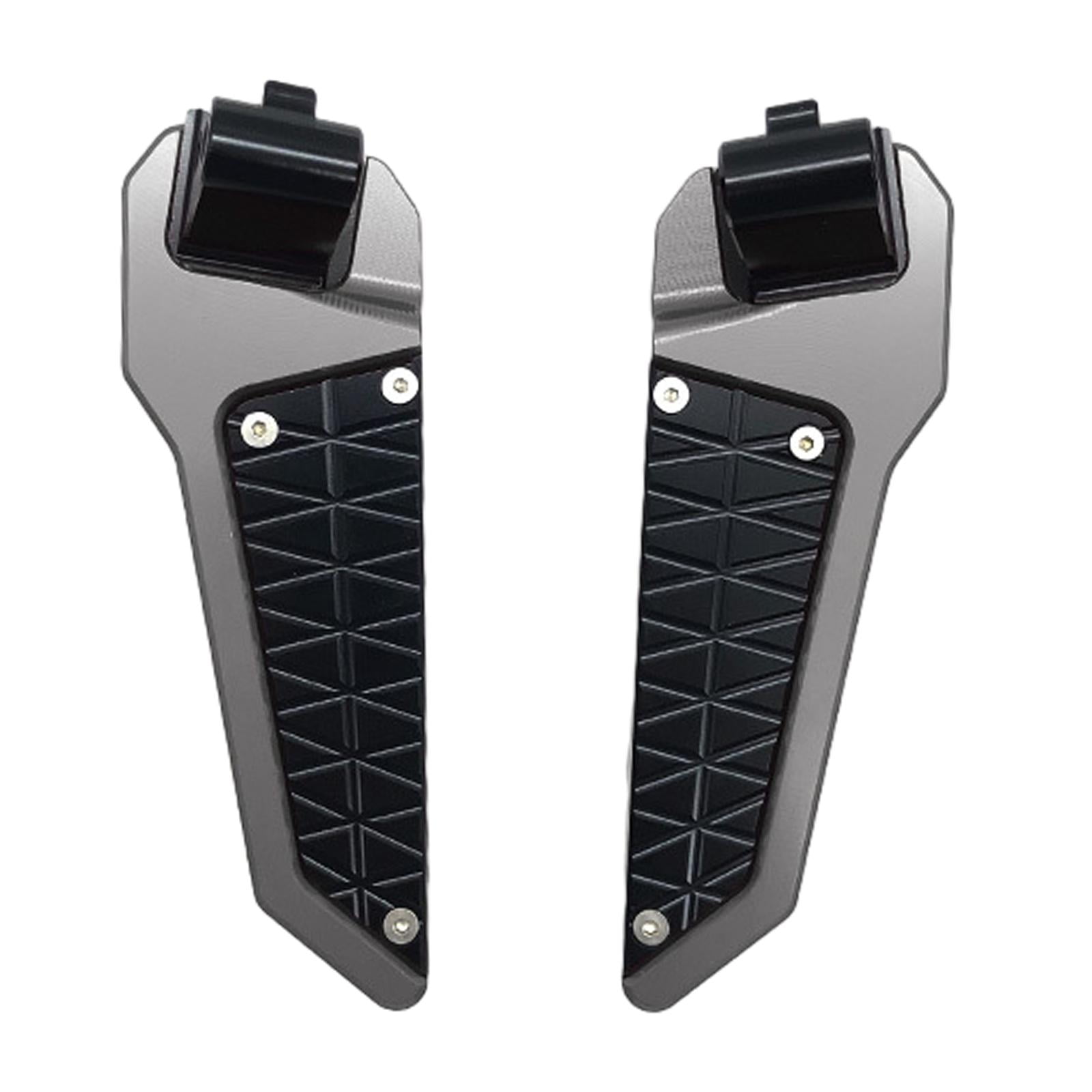 Rear Passenger Footpad Footboard Foot Steps Foldable Pedals Rests for ...