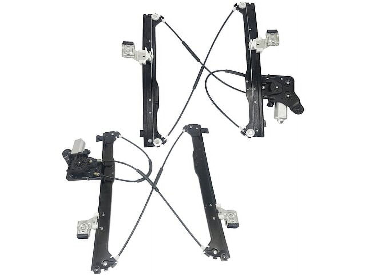 Rear Power Window Motor and Regulator Assemblies Kit - 2 Piece ...