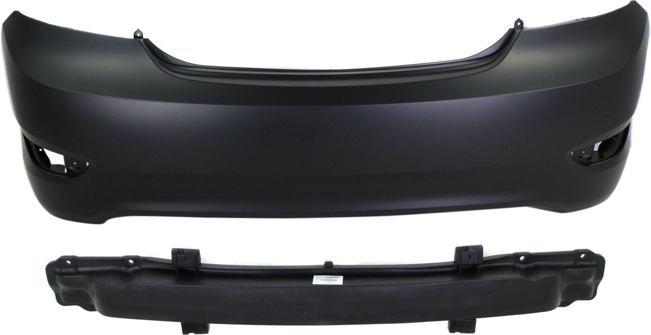 Rear Primed Bumper Cover Kit includes Bumper Reinforcement Replacement ...