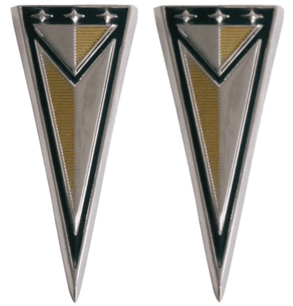 Rear Quarter Panel Arrow Emblem Set For 1963 Pontiac Tempest and LeMans ...