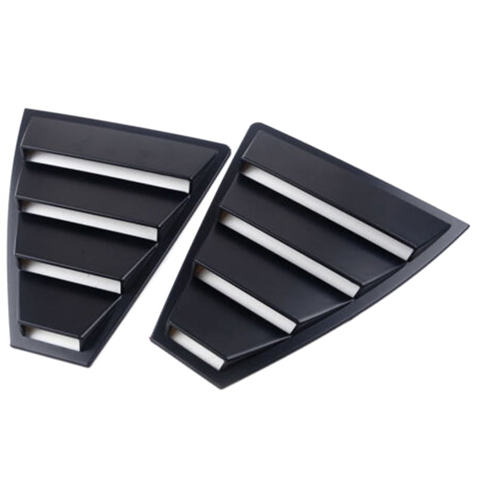 Rear Quarter Side Window Louvers Vent Cover Trim Panel Window Blinds ...