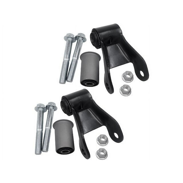 Rear Rearward Leaf Spring Shackle Set - Compatible with 1984 - 2001 ...
