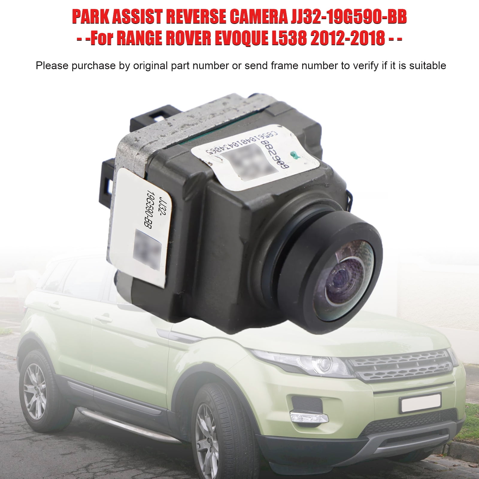 Rear Reverse Parking Assist Camera For Range Rover Evoque L538 ...