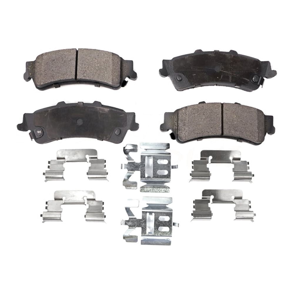 Positive Plus Rear Semi-Metallic Brake Pads for Chevrolet GMC Cadillac ...