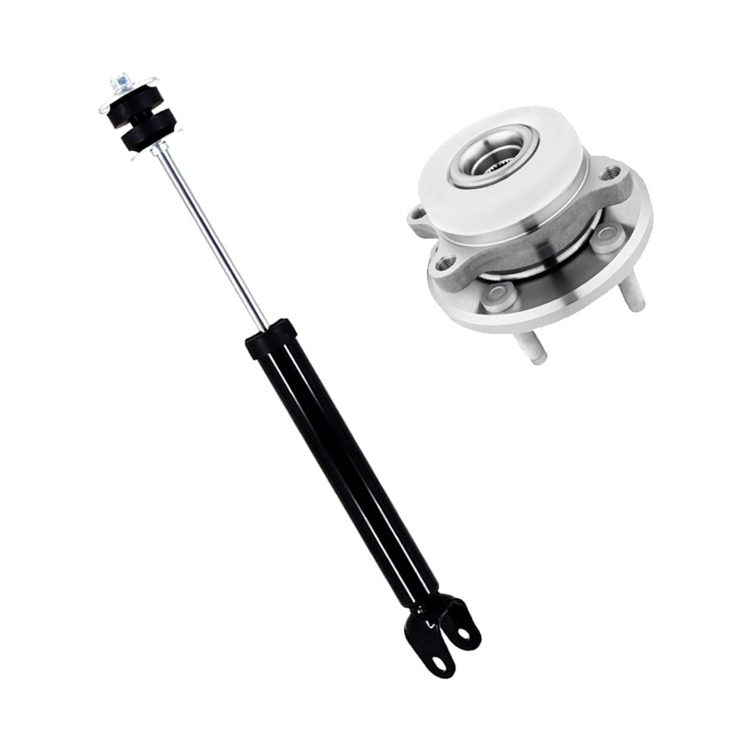 Rear Shock Absorber-Wheel Hub Bearing Assembly For 2010-2018 Ford ...