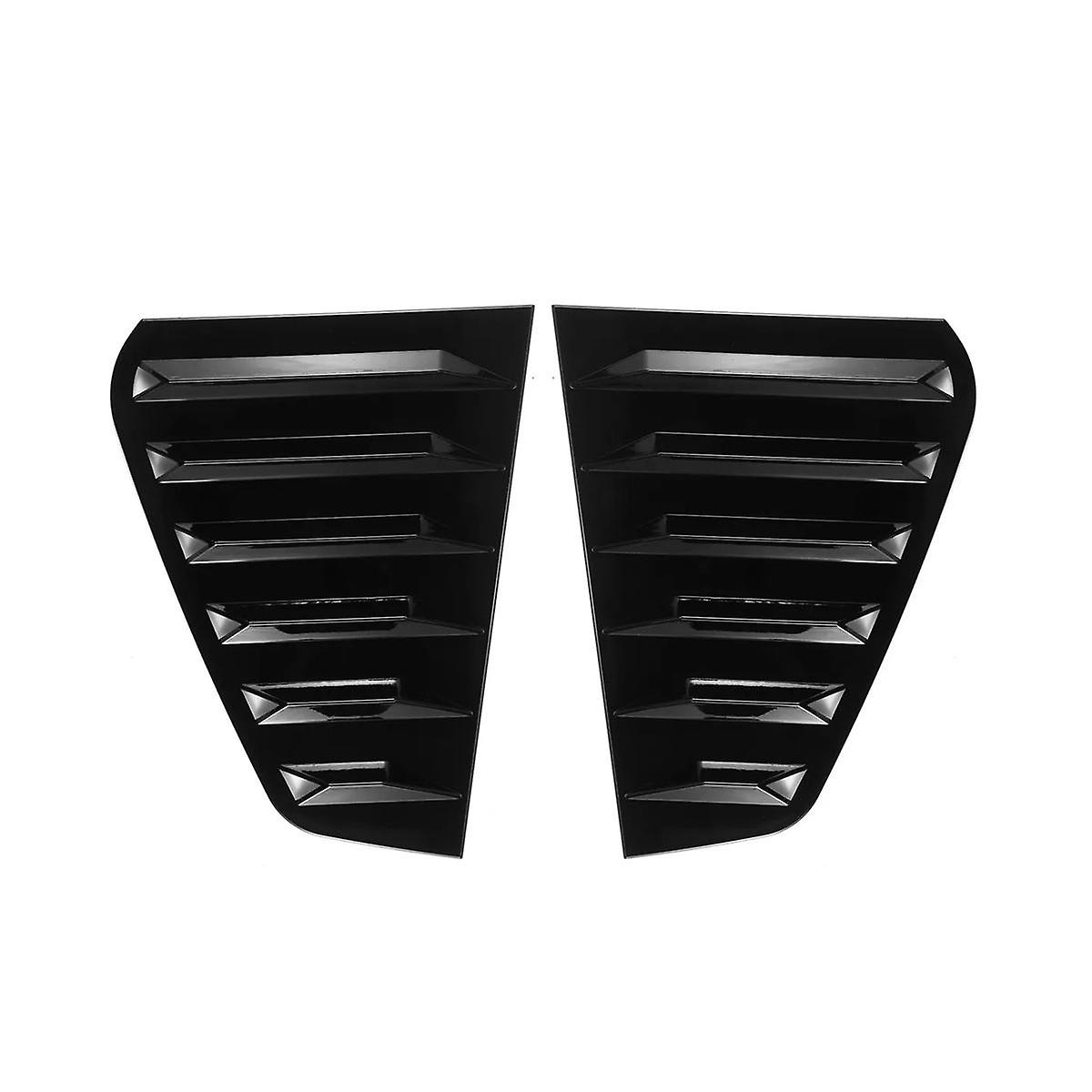 Rear Side Glass Louver Rear Triangle Window Cheek Decorative Sticker ...