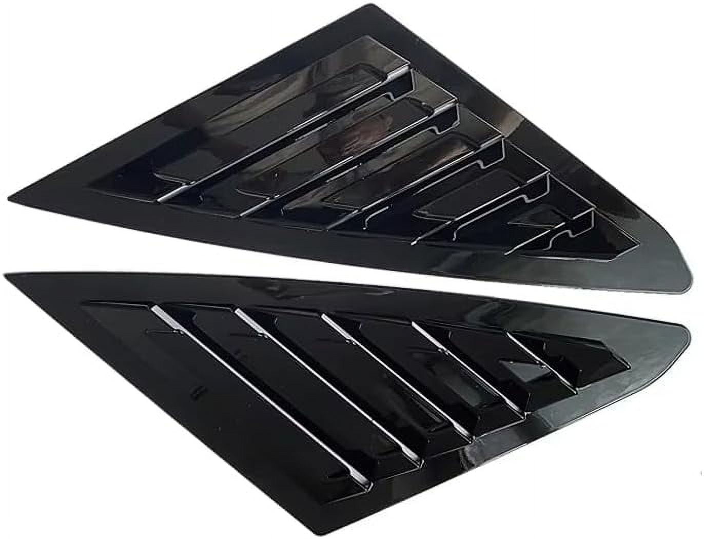 Rear Side Window Louvers for Ford Focus Sedan 2012 2013 2014 2015 2016 2017 2018 Racing Style ...