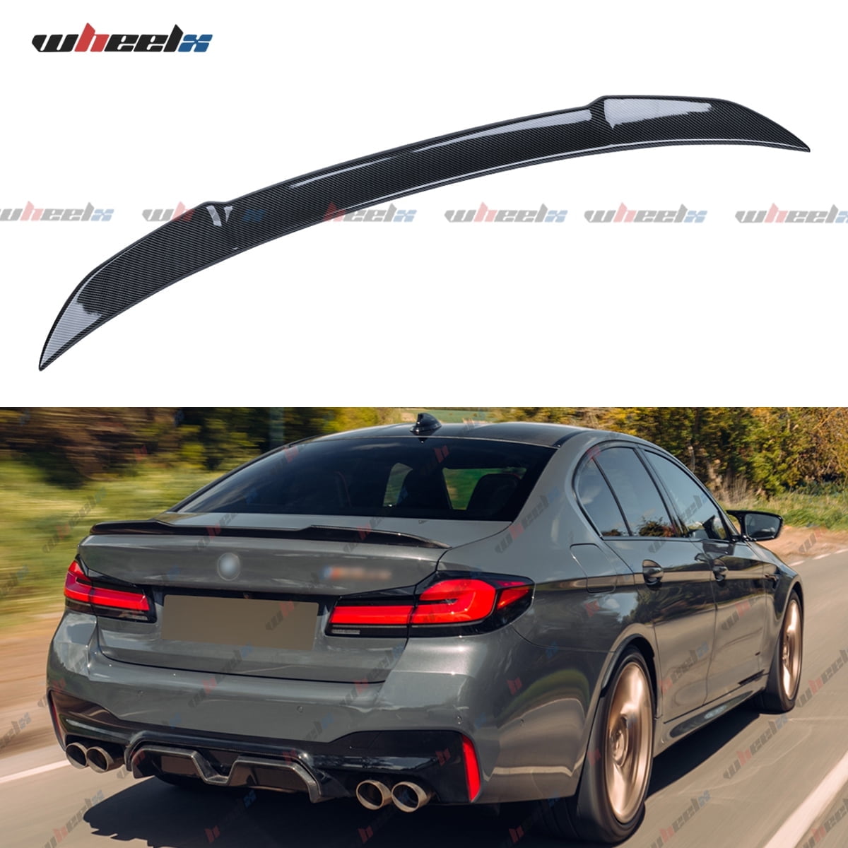 Rear Spoiler Compatible with 2017-2023 BMW G30 5 Series F90 M5, CS ...