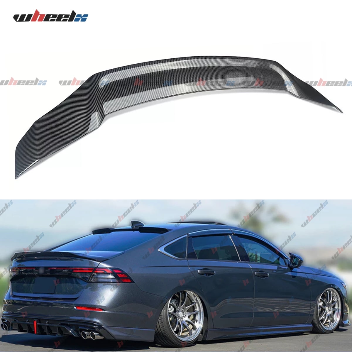 Rear Spoiler Compatible with 2023-2025 Honda Accord 11th Gen, R Style ...