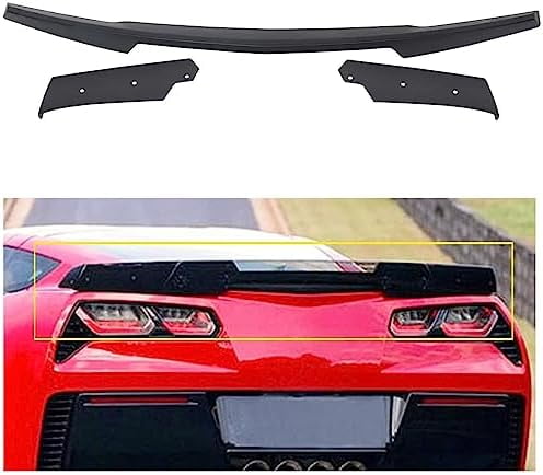 Rear Spoiler & Side Winglets Compatible with 2014-2019 Chevy Corvette ...
