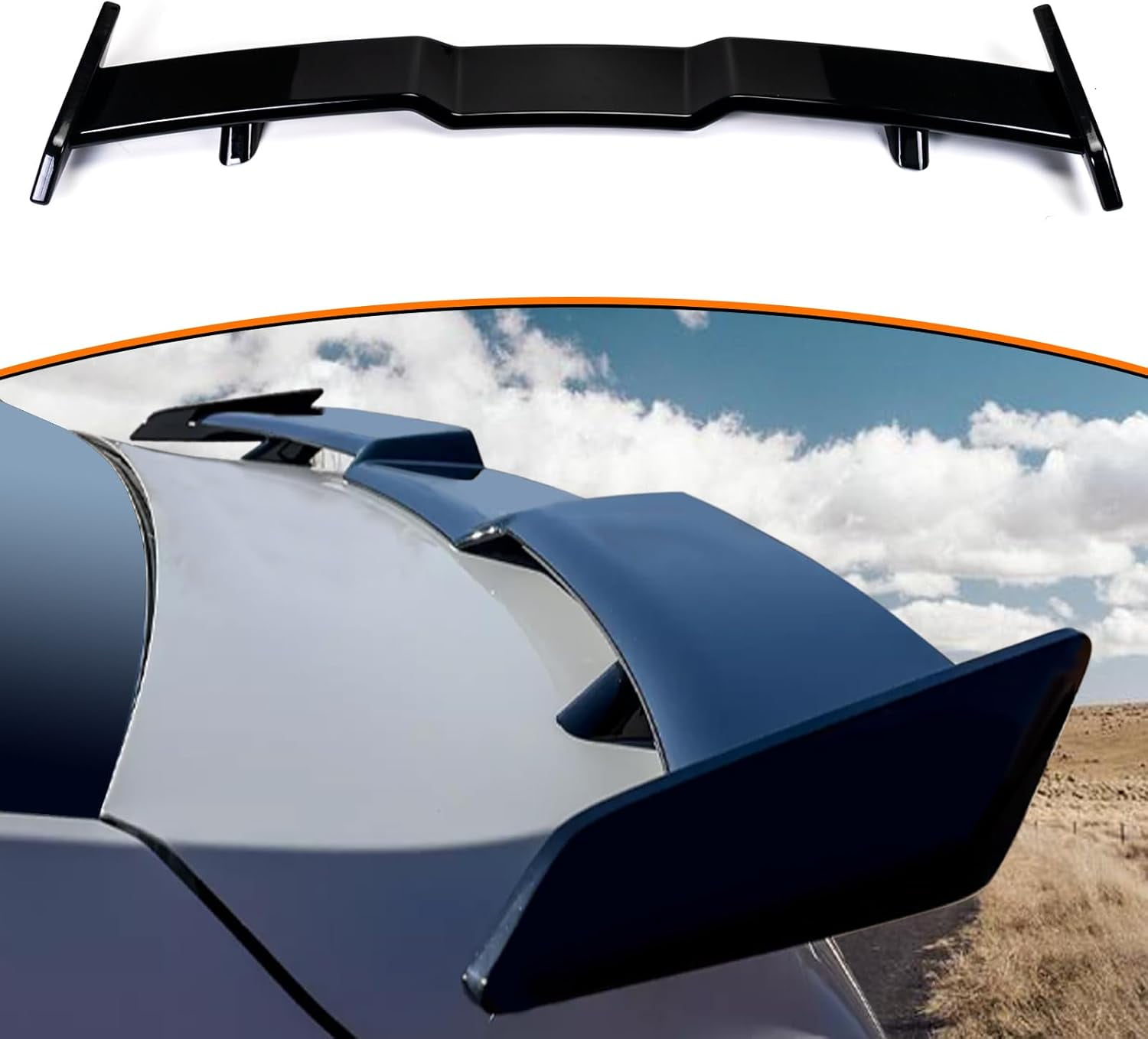 Rear Spoiler Wing Compatible with 2018 2019 2020 2021 2022 2023 2024 ...