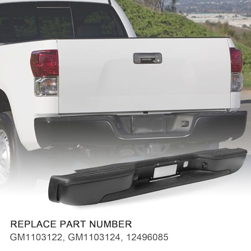 Rear Step Bumper Assembly Compatible with 1999-2006 Chevrolet Silverado ...