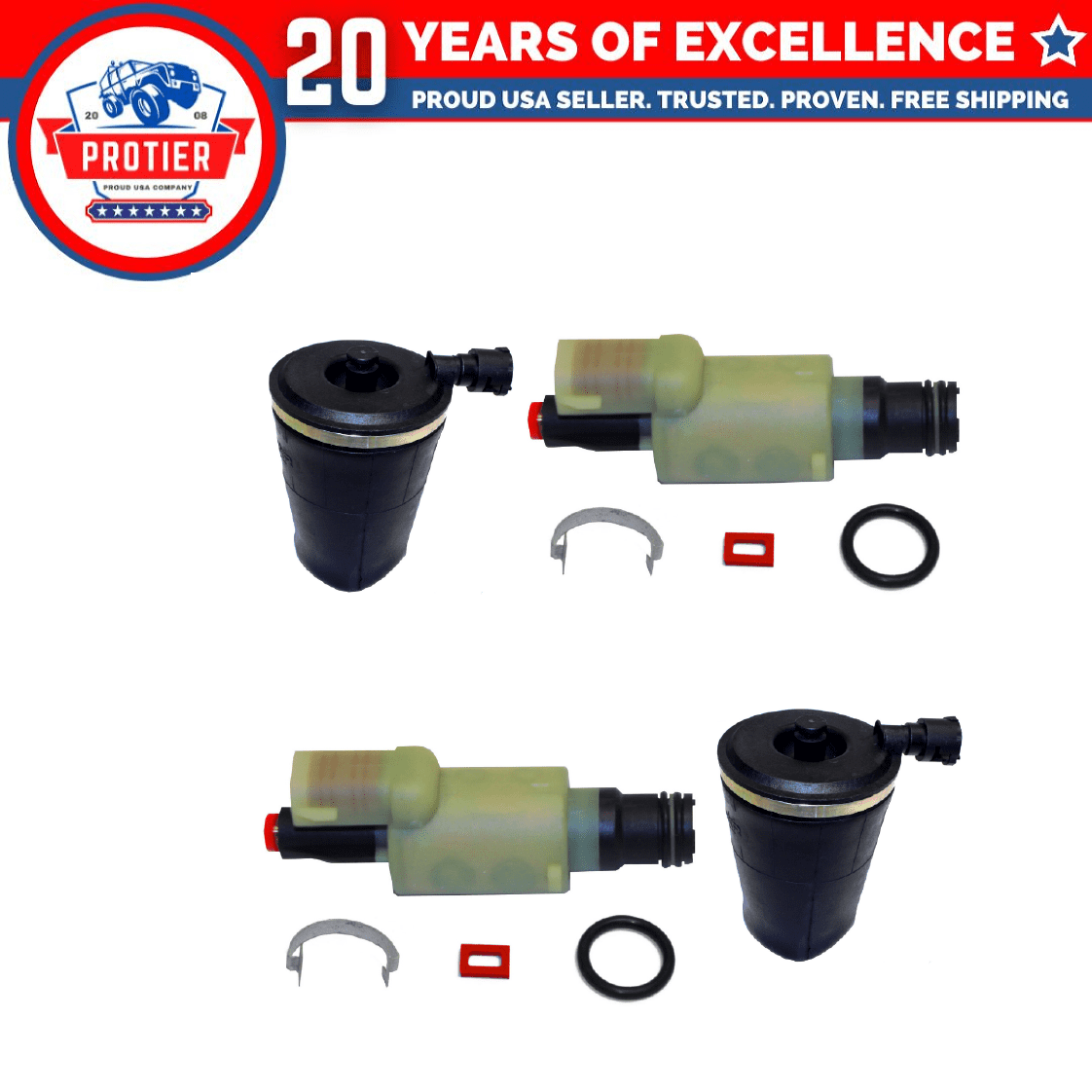 Rear Suspension Air Spring & Solenoid Fit Crown Victoria/ Town car ...