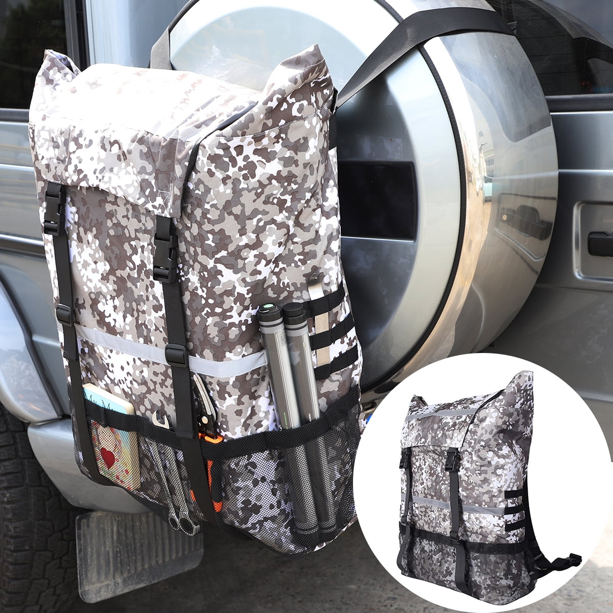 Rear Tailgate Waterproof Spare Tire Bag | Large-Capacity for Mercedes ...