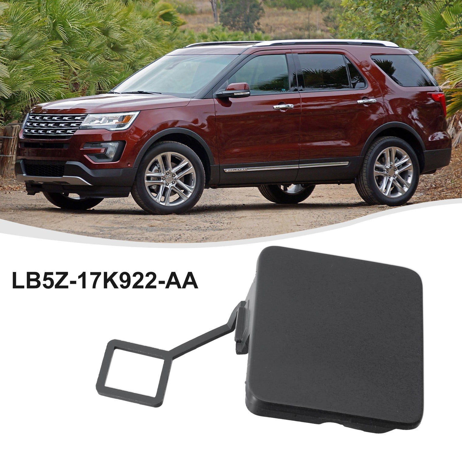 Rear Tow Bracket Cover Lower Cap For Ford Explorer 2020-2023 LB5Z ...