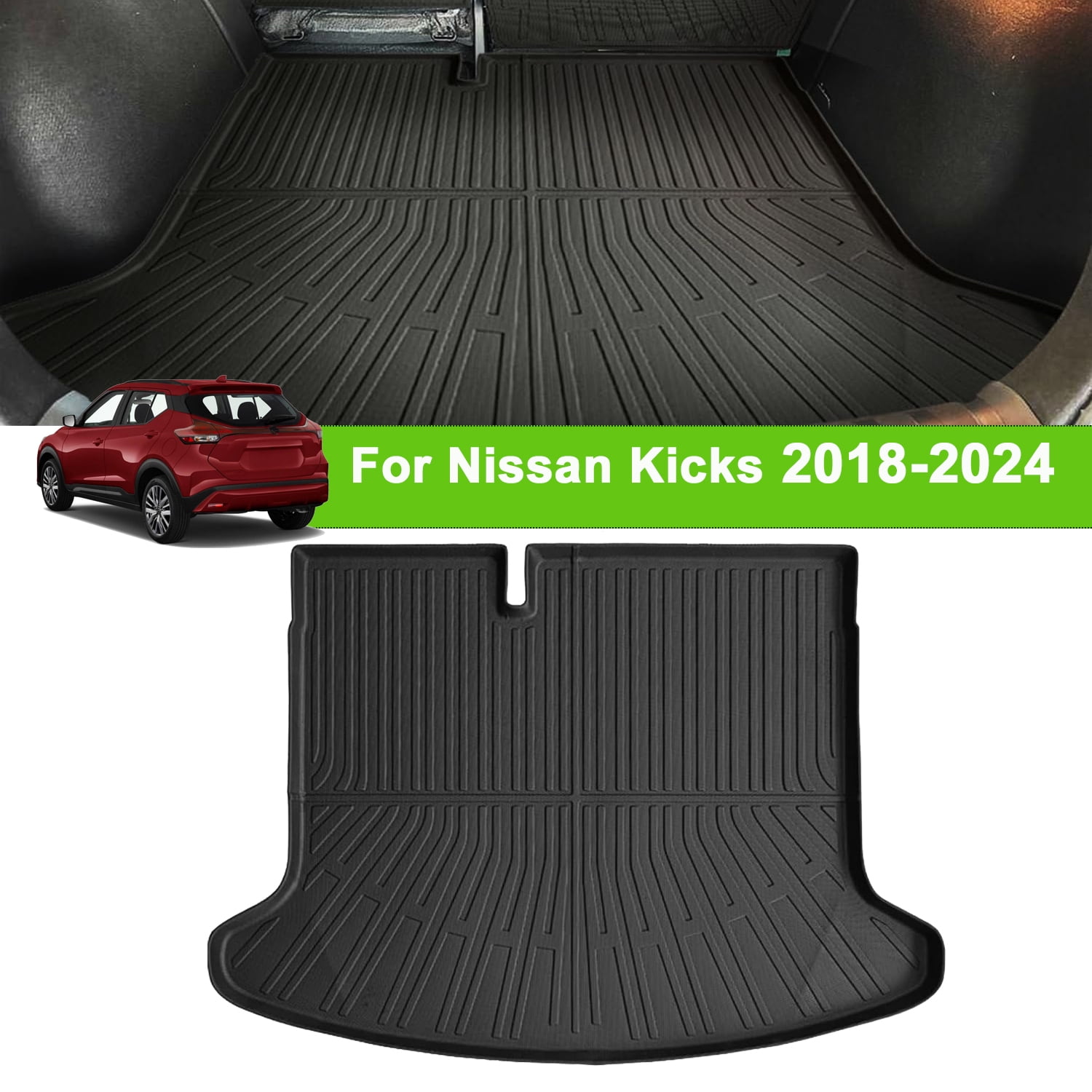 Rear Trunk Cargo Liner fit 2018-2024 Nissan Kicks All Weather Cargo ...