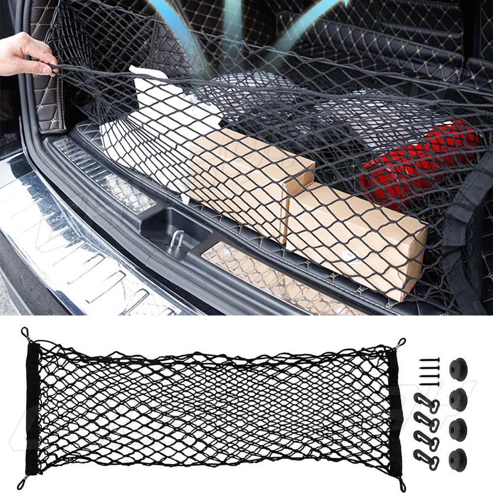 Rear Trunk Envelope Style Organizer Cargo Net Mesh Brand New For TOYOTA ...