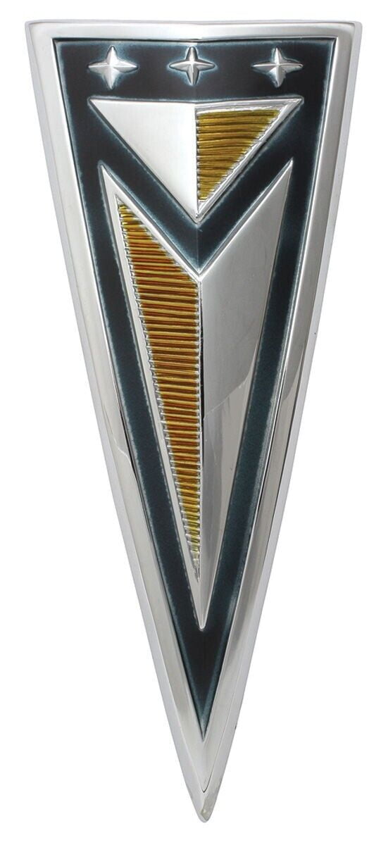 Rear Trunk Lid Arrowhead Emblem For 1961 Pontiac Bonneville & Catalina ...