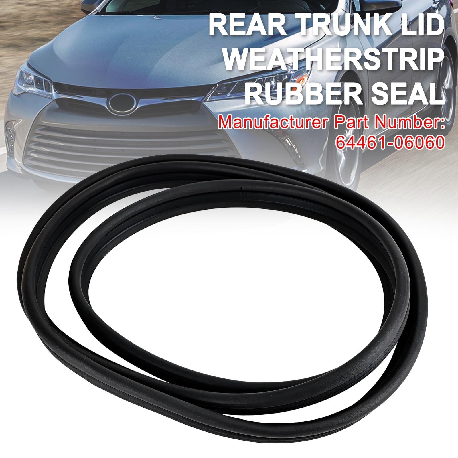 Rear Trunk Lid Weatherstrip Rubber Seal 64461-06060 For Toyota Camry ...