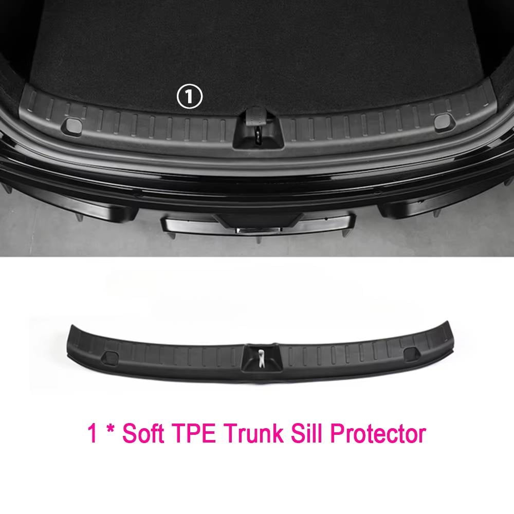 Rear Trunk Sill Cover For Tesla Model Y 2024 2023 2022 Trunk Sill ...