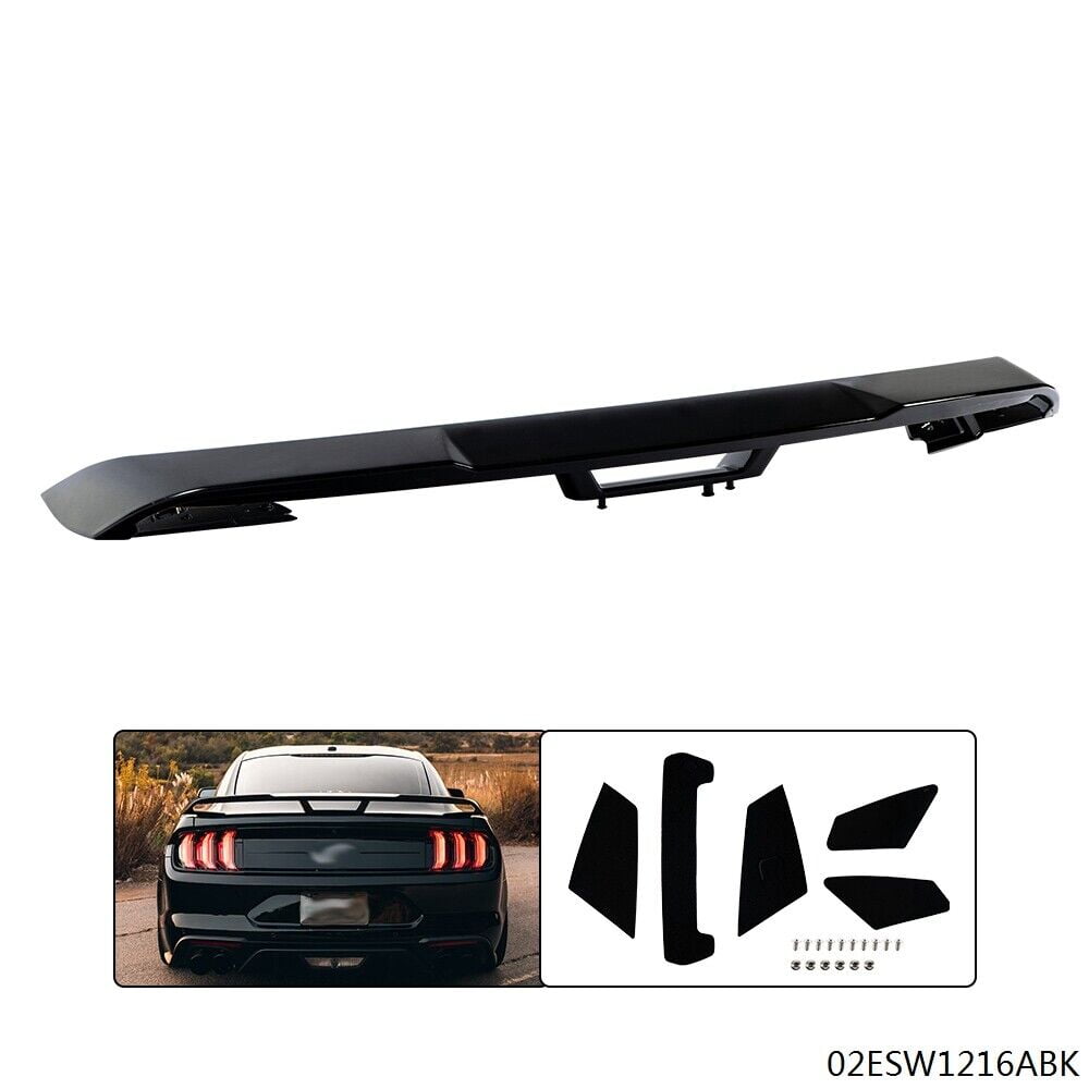 Rear Trunk Spoiler Wing Glossy Black Fit For 15-2020 Ford Mustang S550 ...