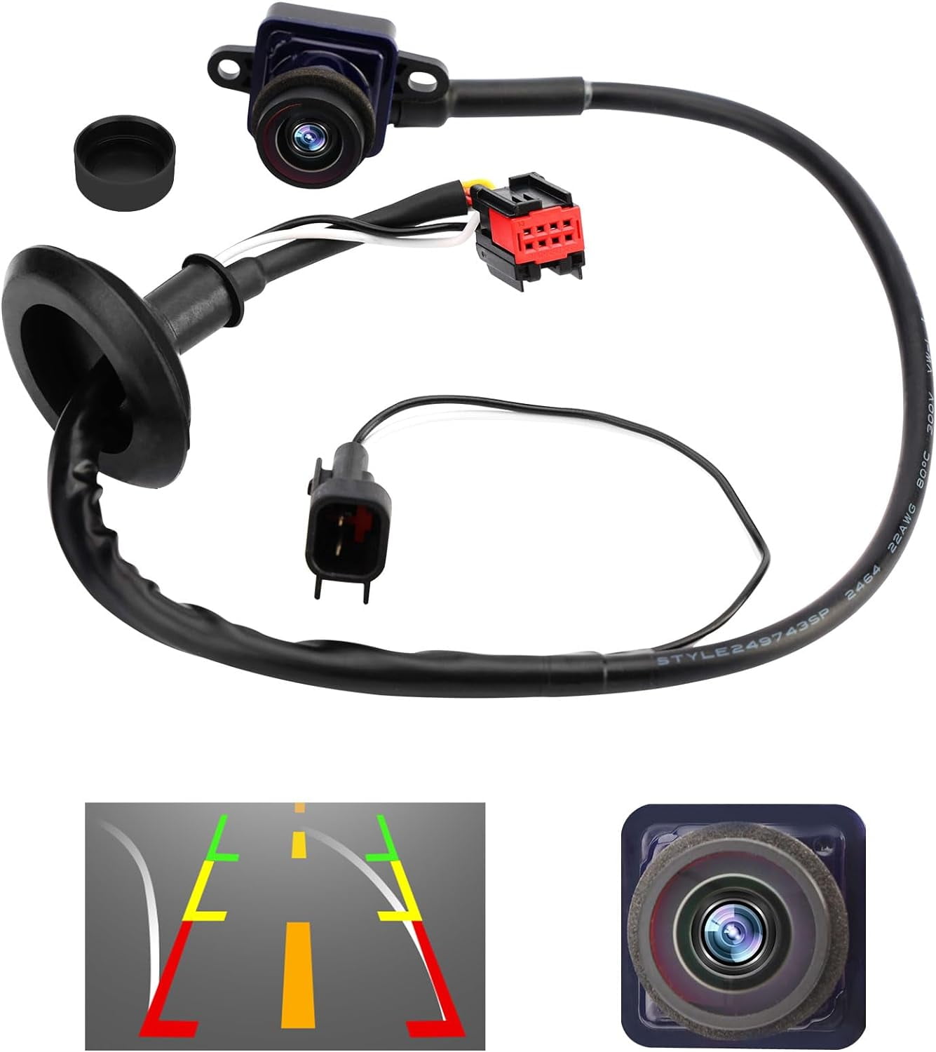 Rear View Backup Camera, Compatible with 2011-2020 Chrysler Town ...