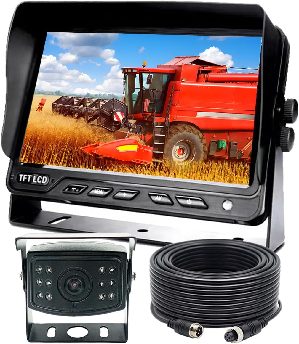 Rear View Backup Camera System Reversing Kit AHD 720P Wired 7" LCD ...