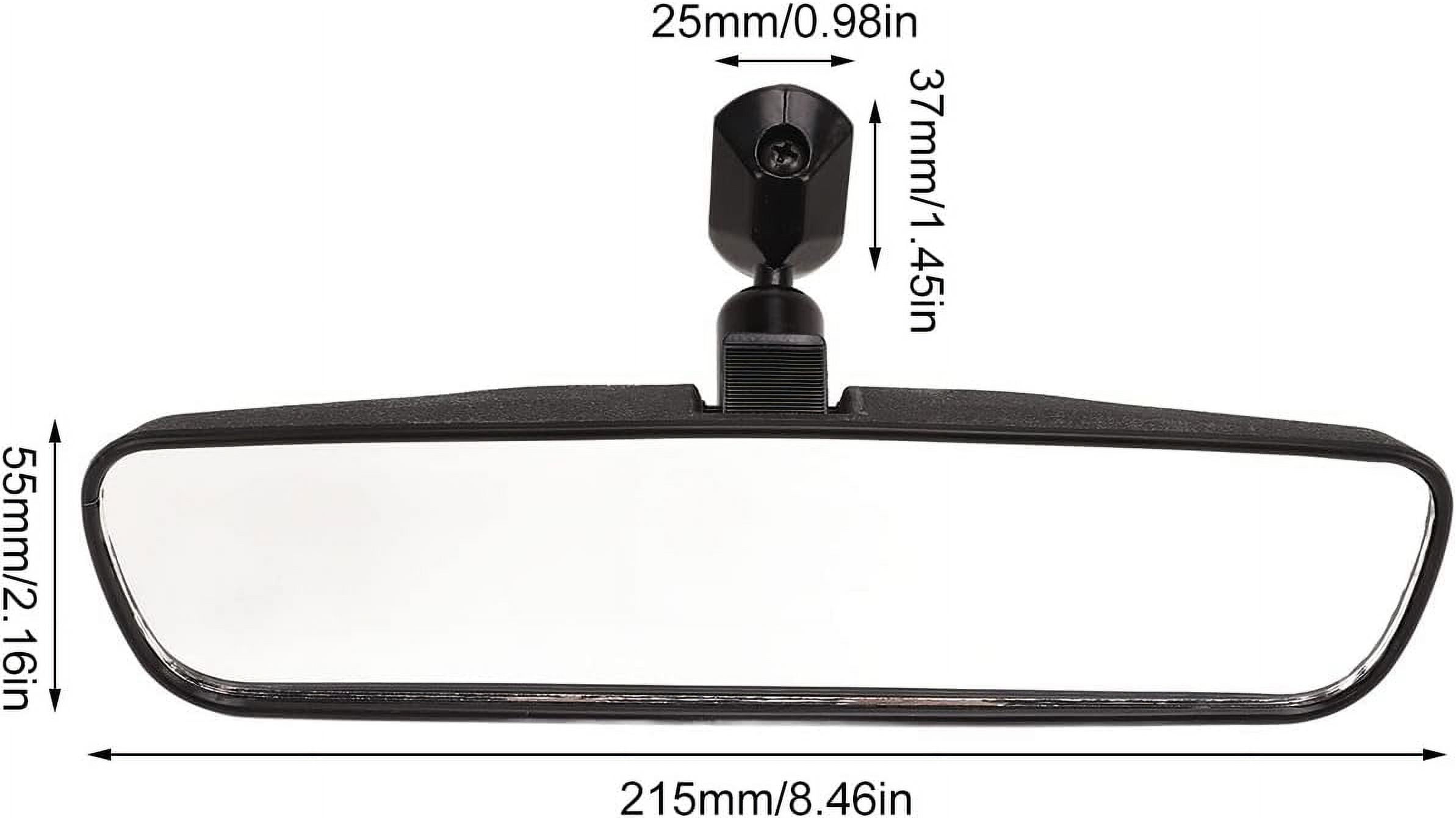 Rear View Mirror, 360 Degree Adjustable Anti Glare Car Interior Mirror ...