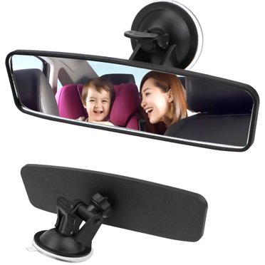RM010 - Fit System 11 1/2" Wide Angle Mirror, Clip-on Rear View Mirror ...