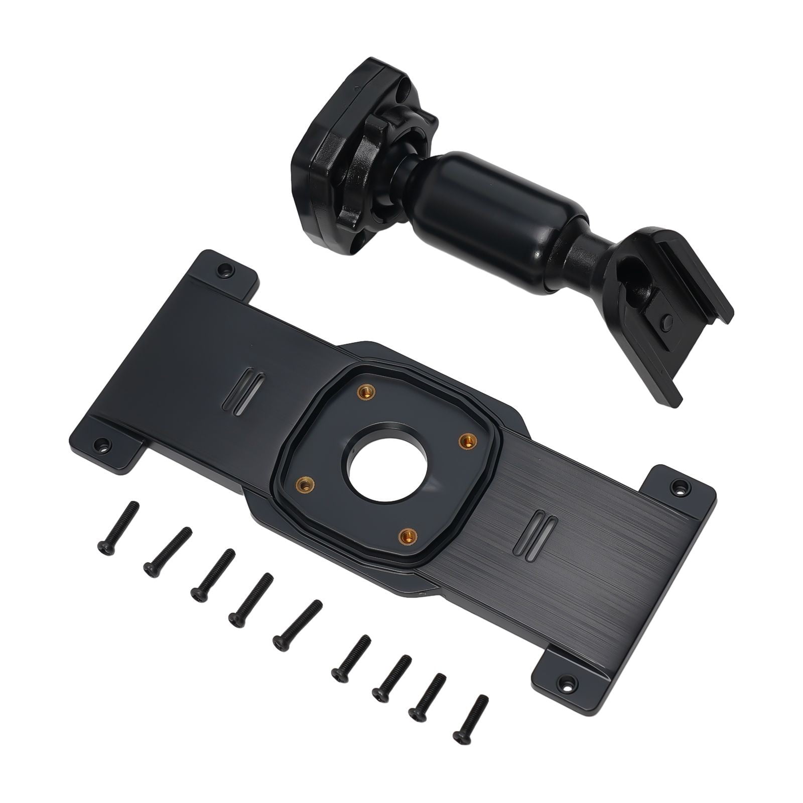 Rear View Mirror Metal Back Plate Panel and Mirror Dash Cam Mount Kit ...
