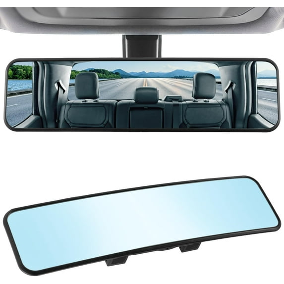Rear View Mirror, Universal 11.3'' (287mm), Wide Angle Panoramic Convex ...
