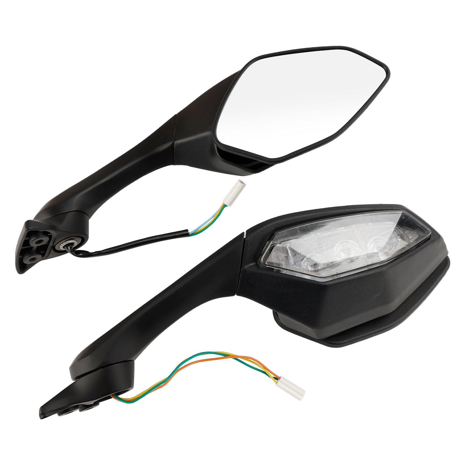 Rear View Mirror with Turn Signals For Yamaha YZF R1 2015-2023 YZF R6 ...