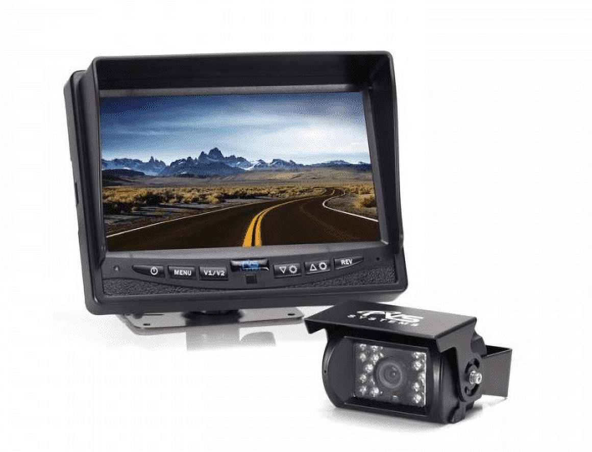 Rear View Safety Backup Camera System with 7" Display (Black) RVS ...