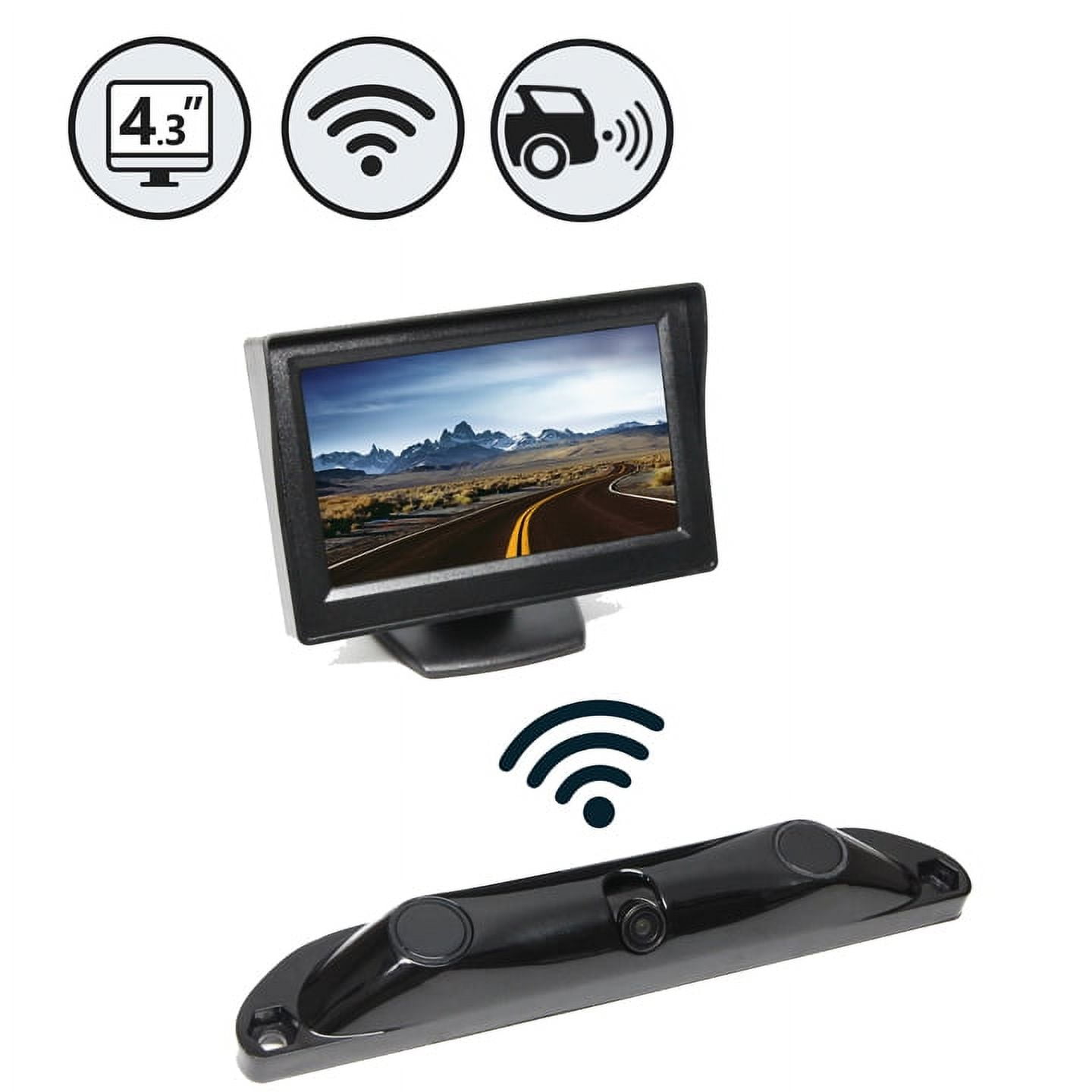 Rear View Safety Wireless Backup Camera System With Built-In Sensors ...