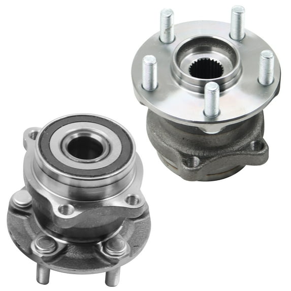 Rear Wheel Assembly - 2 Pack-2* Rear Wheel Hub Bearings Assembly ...
