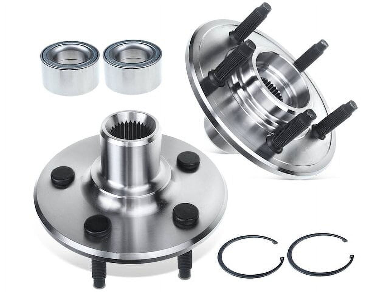 Rear Wheel Hub Assembly Set 2 - Compatible with 2002 - 2010 Ford ...