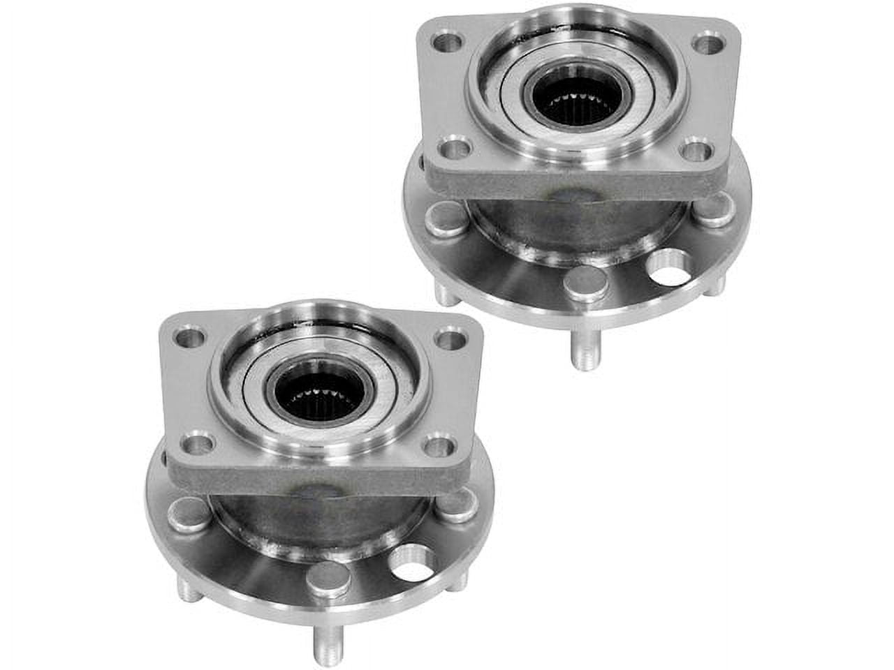 Rear Wheel Hub Assembly Set - Compatible with 2002 - 2008 Jaguar X-Type ...