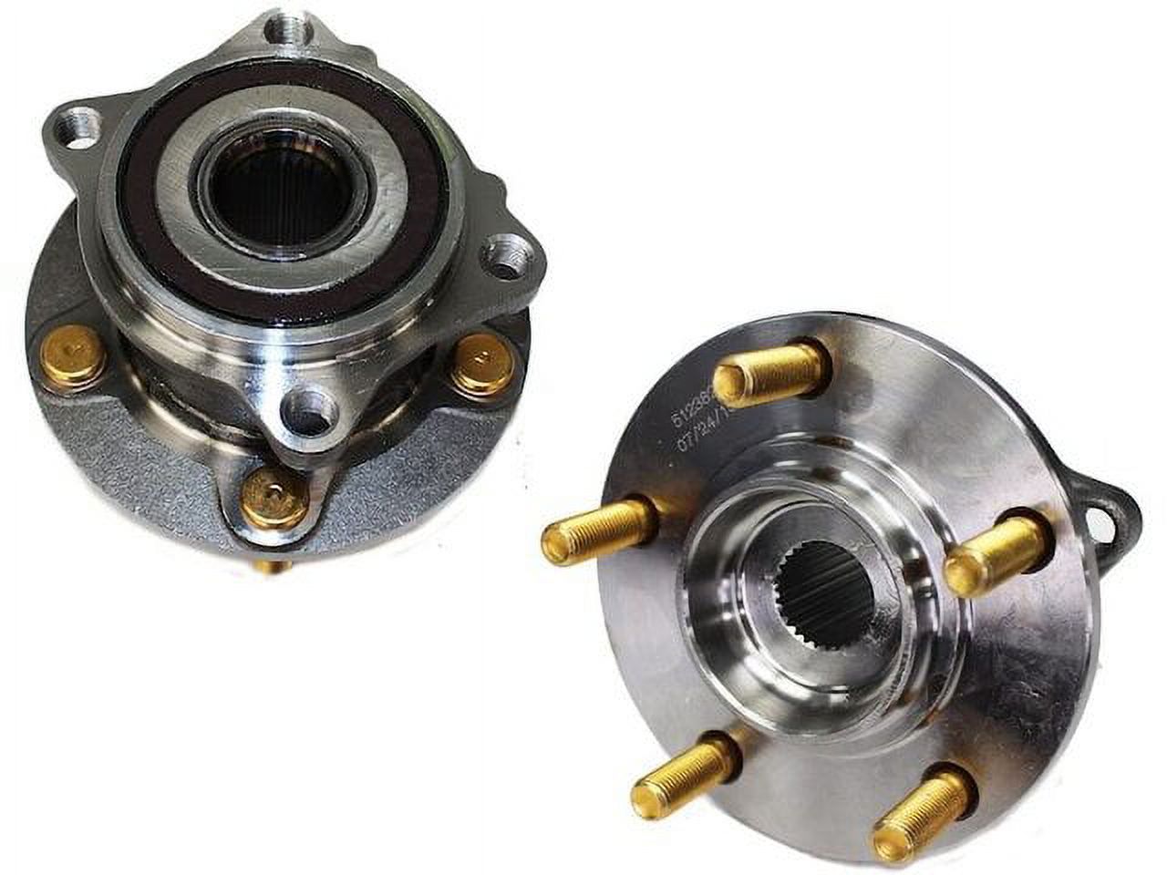 Rear Wheel Hub Assembly Set - Compatible with 2008 - 2015 Mitsubishi ...