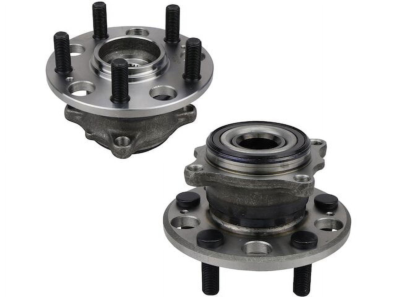 Rear Wheel Hub Assembly Set - Compatible with 2009 - 2014 Acura TL AWD ...