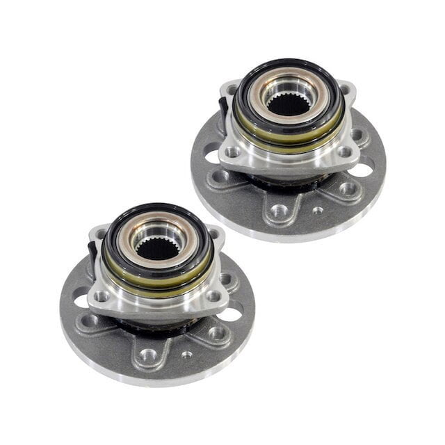 Rear Wheel Hub Assembly Set - Compatible with 2010 - 2013 Mercedes-Benz ...