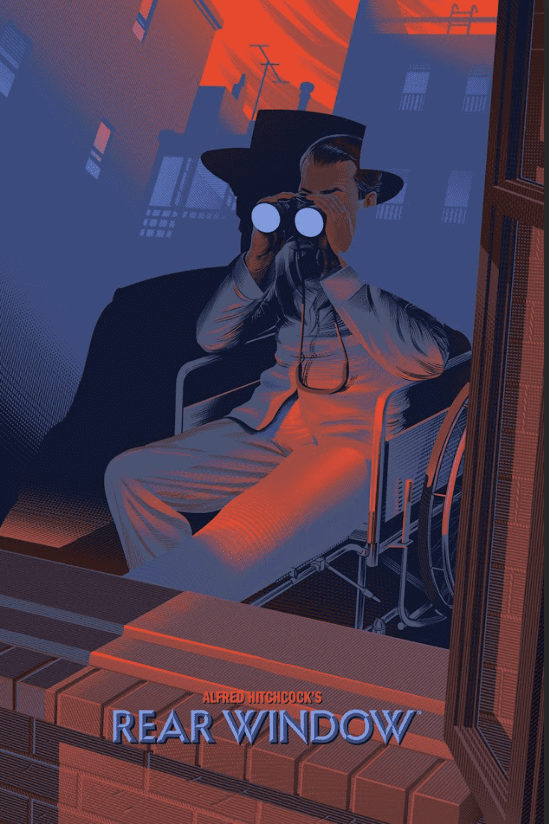 Rear Window 1954 Poster 24x36 - Alfred Hitchcock Classic Thriller ...