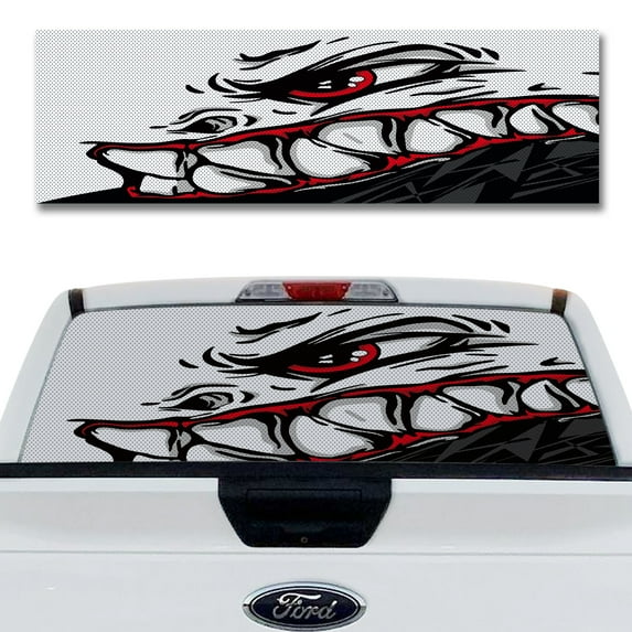 Rear Window Decal for Trucks – Predator Plane 65 x 20 Inches ...