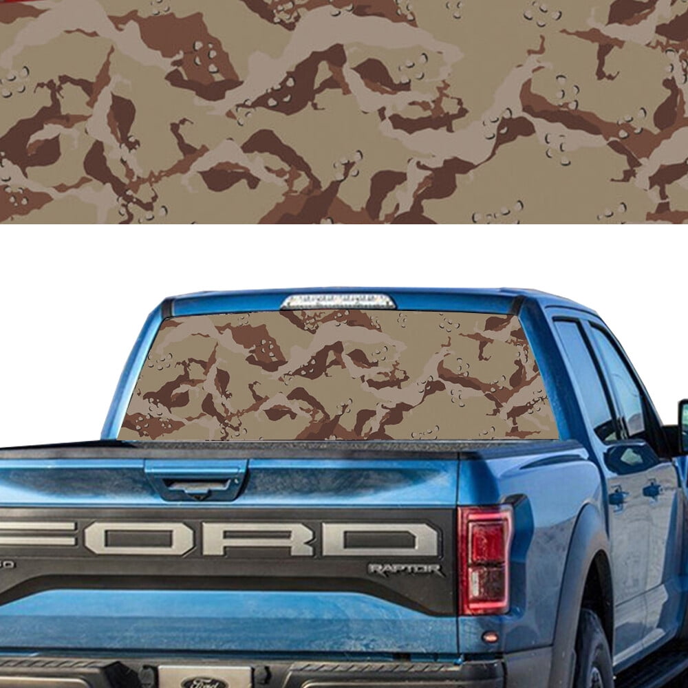 Rear Window Graphic Decal For SUV jeep PICK-UP TRUCK Camo Traditional ...