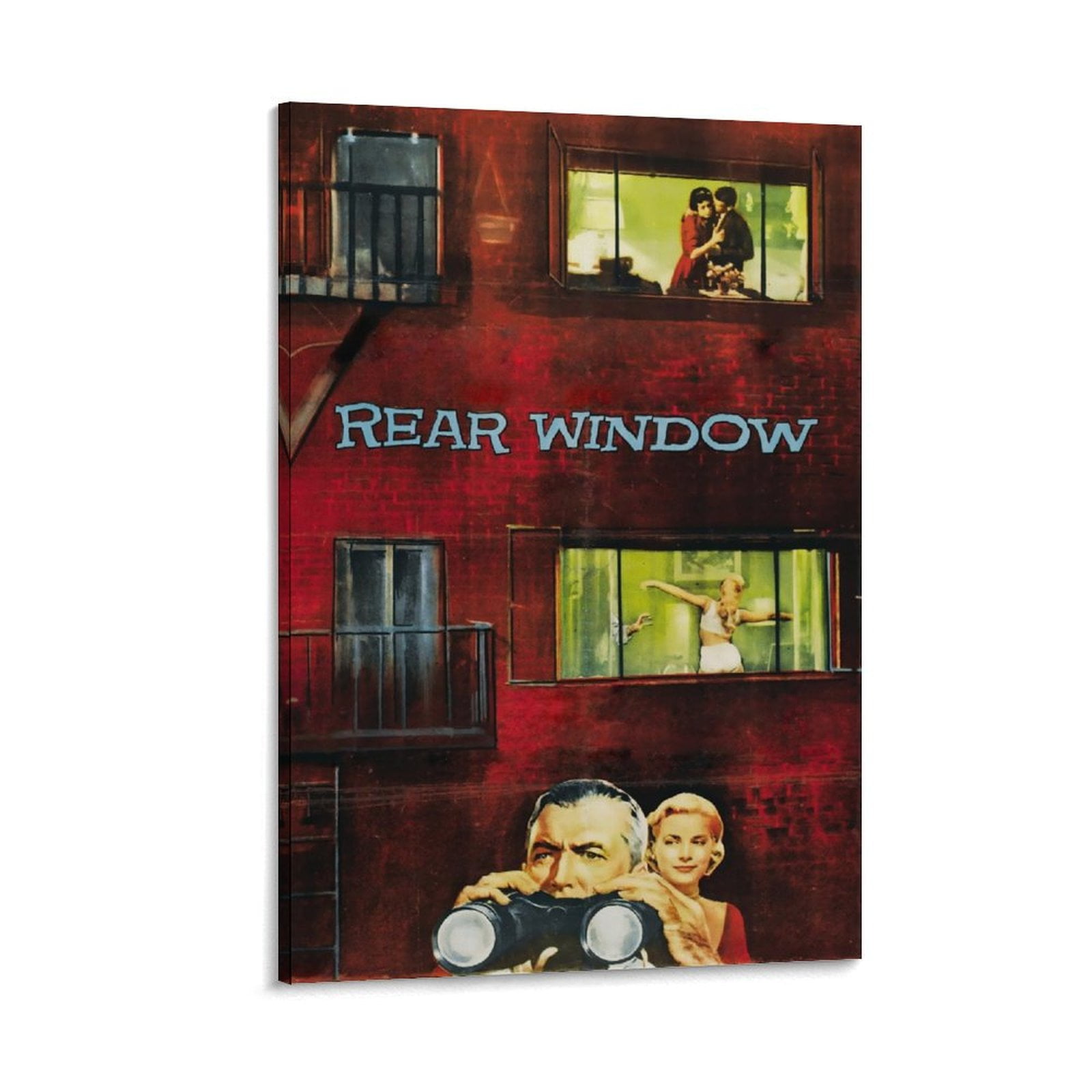 Rear Window Movie Poster 3 Canvas Wall Art Poster Decorative Bedroom ...