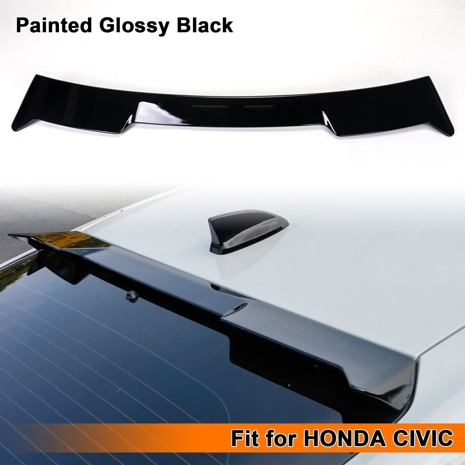 Rear Window Roof Spoiler Wing for 2022 2023 2024 Honda Civic Hatchback ...