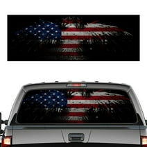 RED Rear Window Graphic truck view thru vinyl decal back - Walmart.com