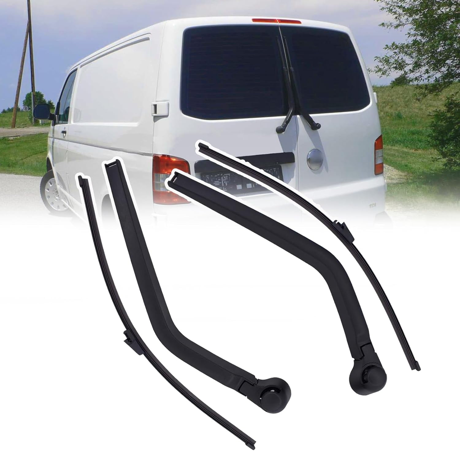 Rear Windscreen Wiper for Transporter T5 T6, Wiper Arm Rear Wiper Blade ...