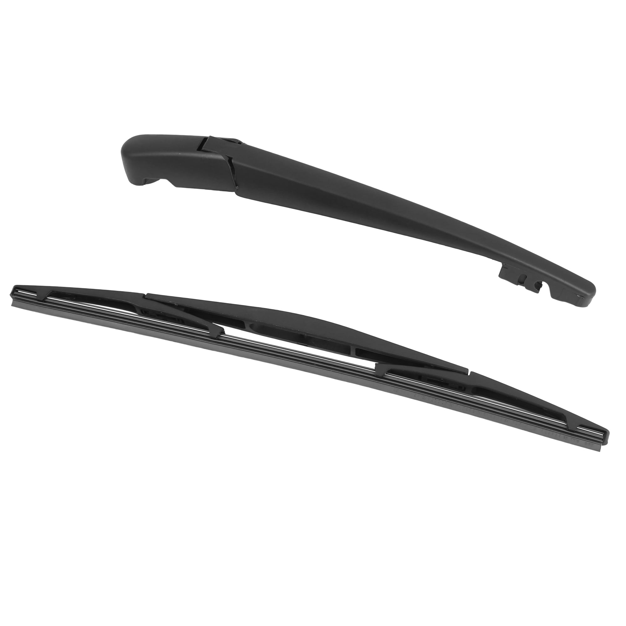 Unique Bargains Black Rear Windshield Wiper Blade Arm Set 355mm 14 Inch ...