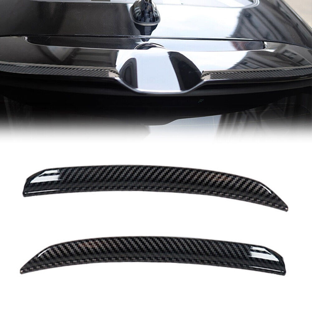 Rear Wing Spoiler Extension Lip Fins for Cooper F56 F55 S/JCW Carbon ...