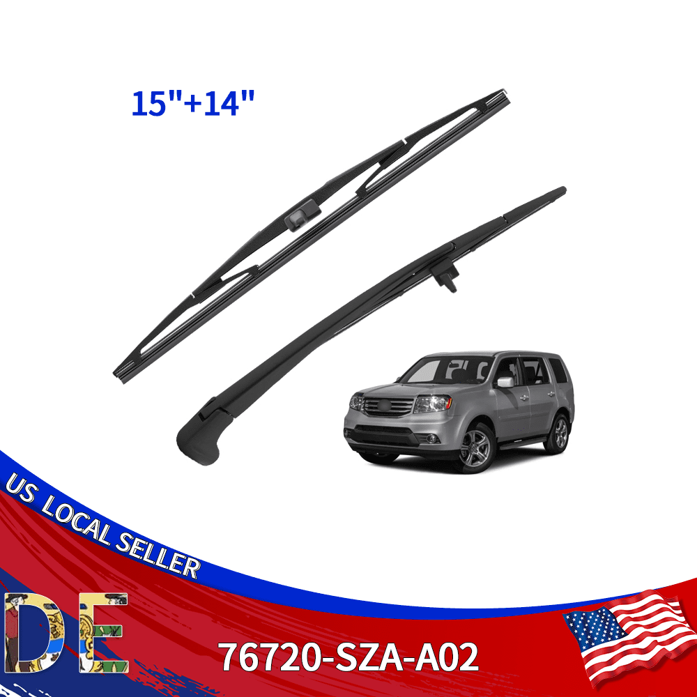 Rear Wiper Arm & Blade Set For Honda Pilot 2009-2015 76720-SZA-A02 ...